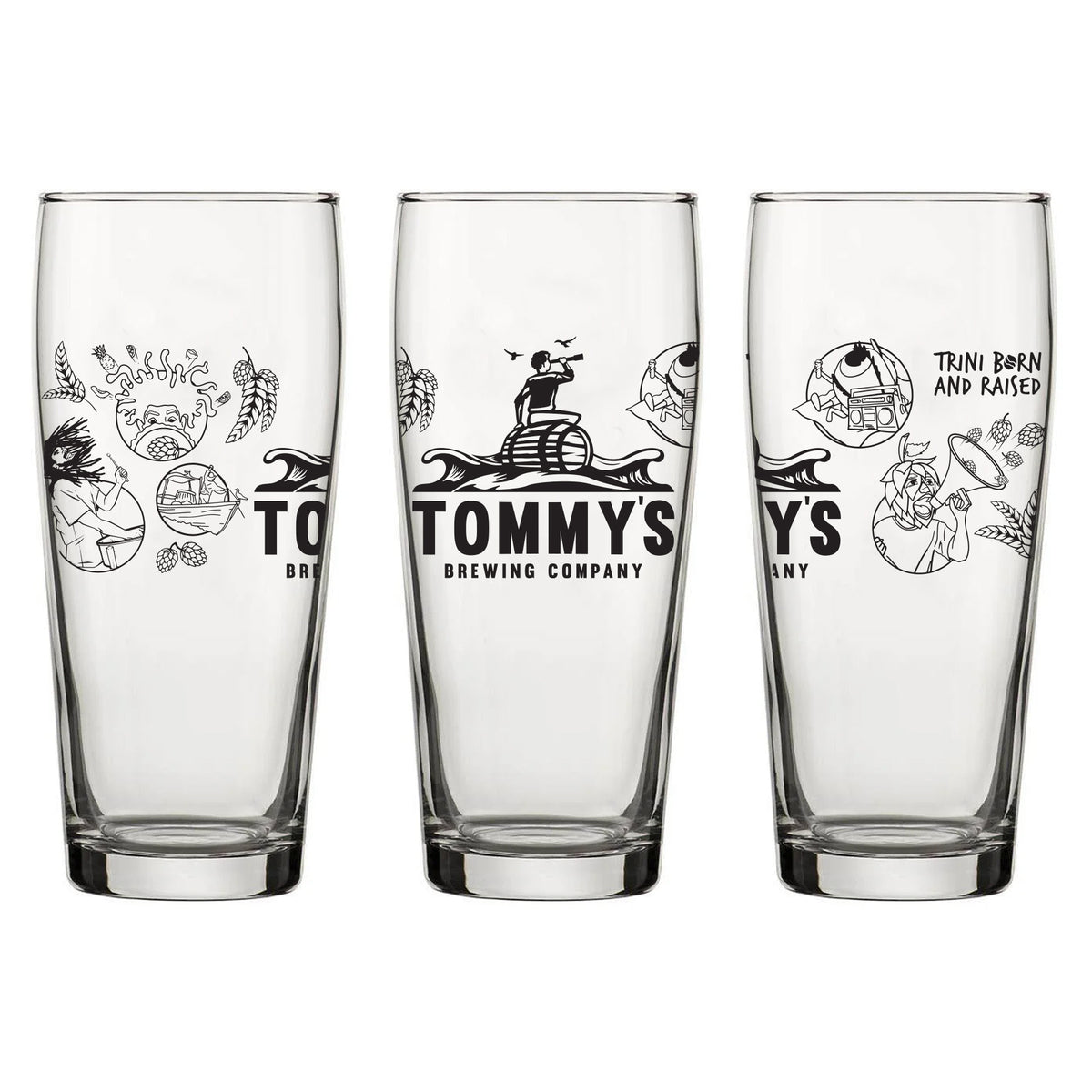 Branded Willi Becher Glass 2024 - 13oz – Tommy's Brewing Company