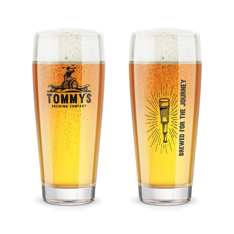 Branded Willi Becher Glass - 12oz – Tommy's Brewing Company